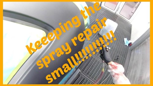 HOW TO KEEP A SPRAY REPAIR SMALL – Motivated Painters